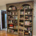 Rosalind Wheeler Camoya 94" H x 80" W Library Bookcase & Reviews | Wayfair