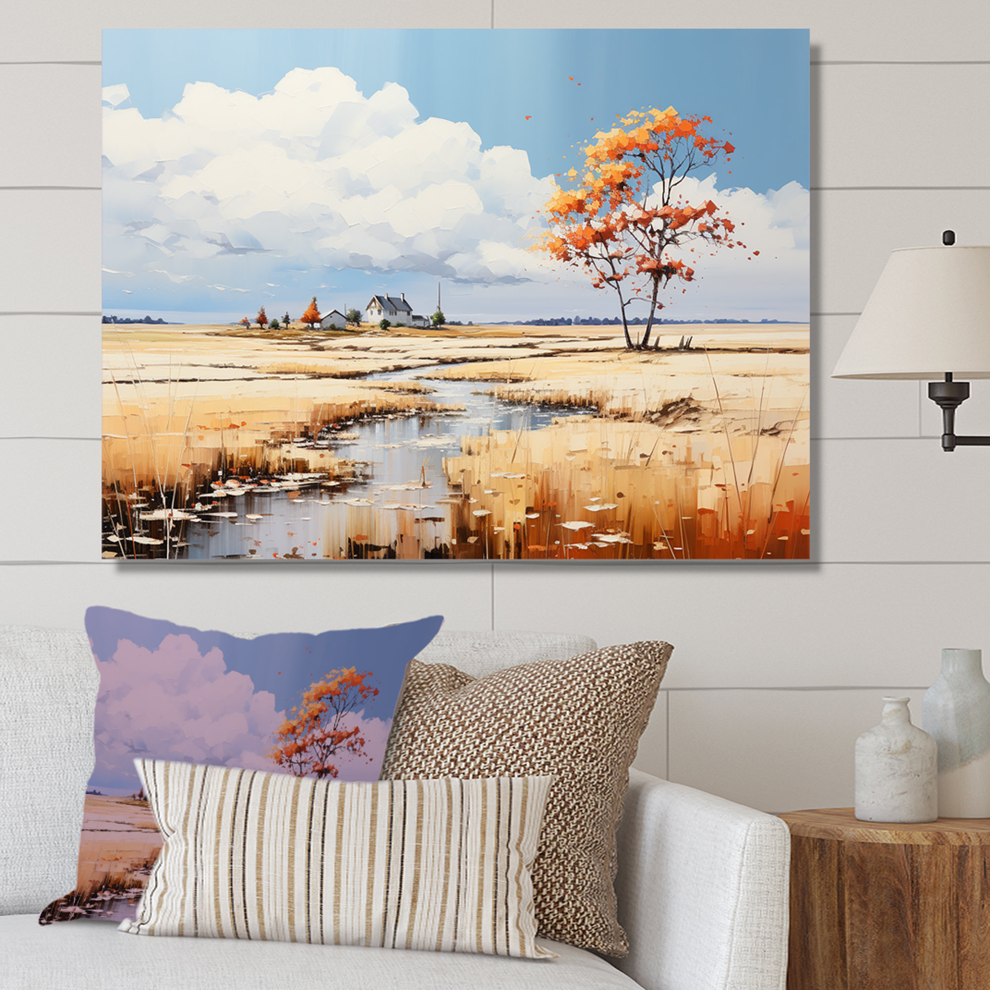 Design Art Prairies Endless Meadows Scenery Minimalism IV | Wayfair
