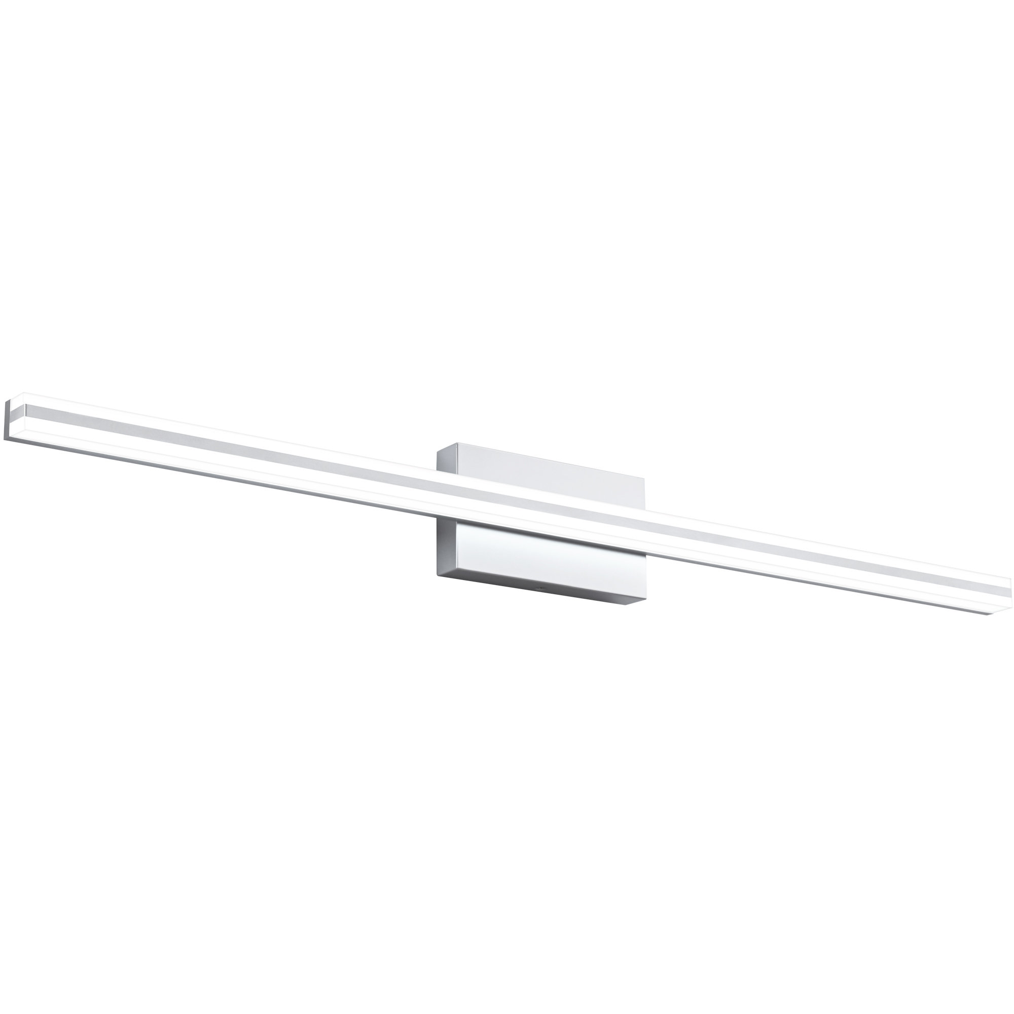 Solfart 40 Inch Vanity Light Fixtures For Bathroom Modern Silver LED ...