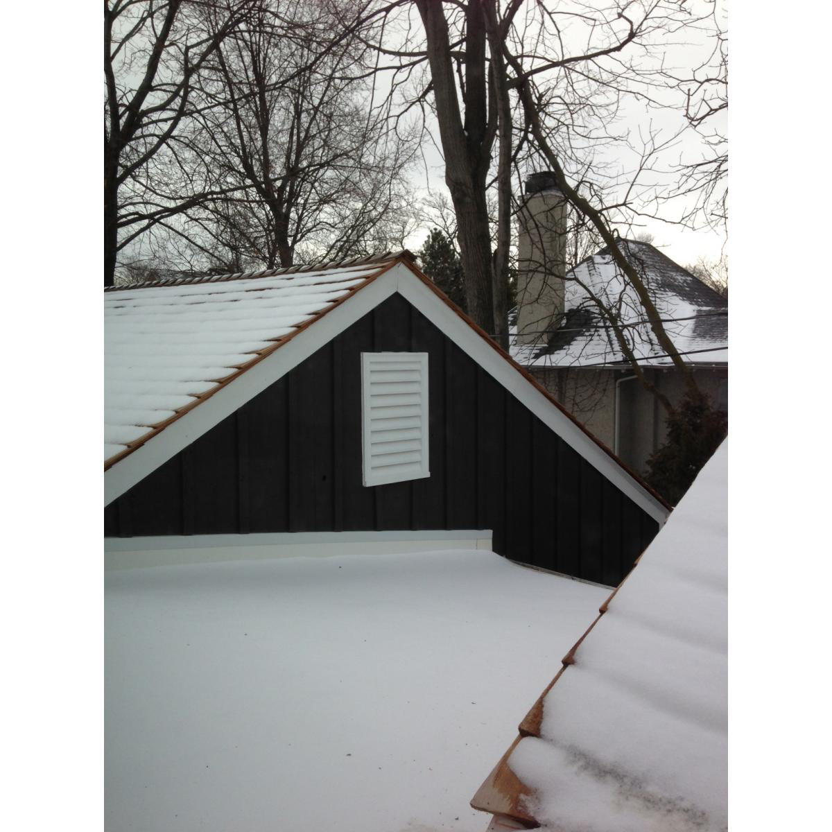 Ekena Millwork Vertical Gable Vent Louver, Non-Functional | Wayfair