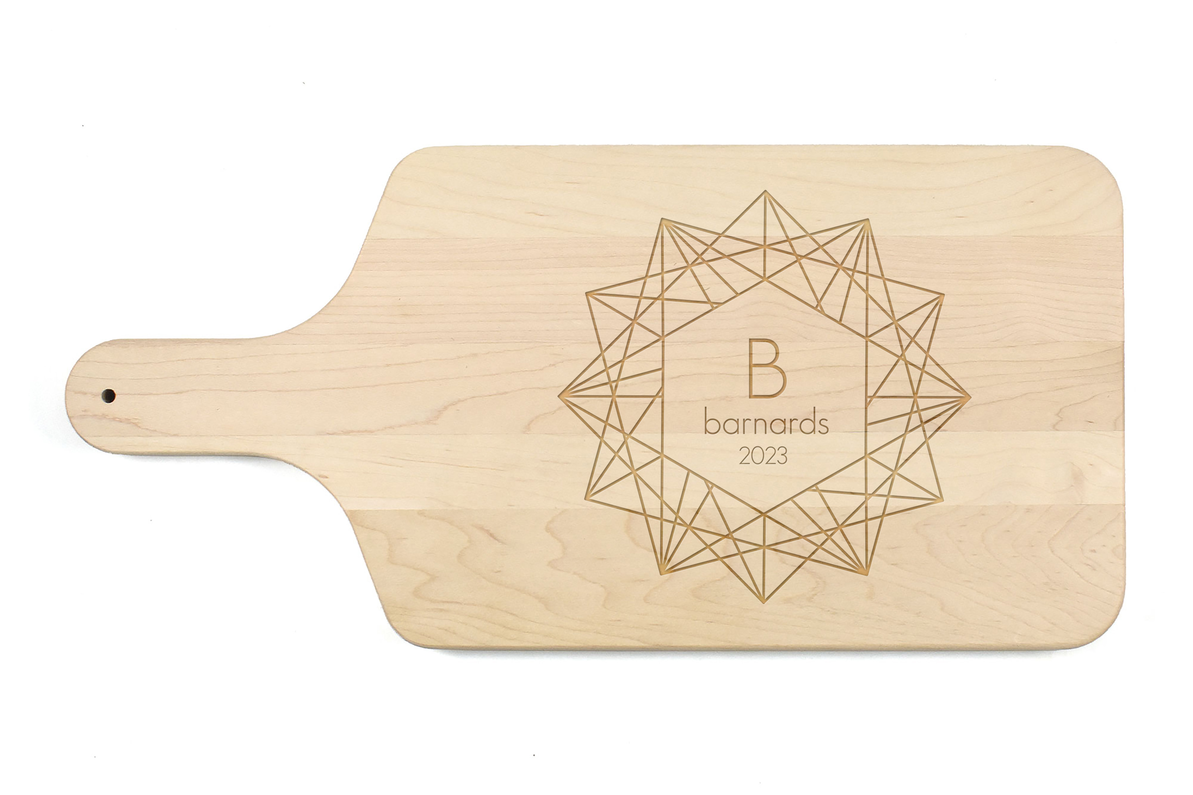 Designs Direct Creative Group Geo Shape Monogram Cutting Board | Wayfair