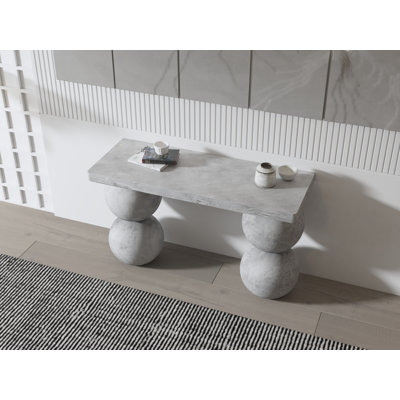 Wade Logan Caedance Concrete Console Table & Reviews - Wayfair Canada