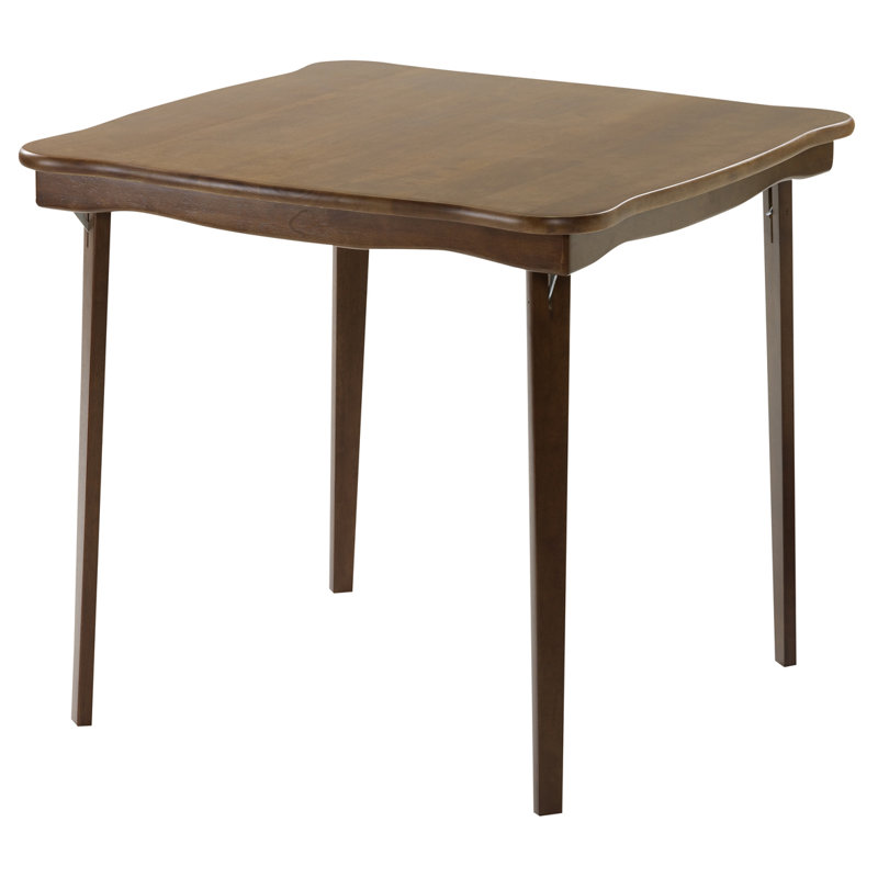 Stakmore Company, Inc. 32" Solid Wood Square Portable Folding Table ...
