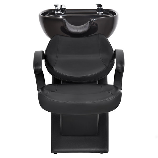 Symple Stuff Backwash Ceramic Bowl Shampoo Chair Backwash Sink Barber ...