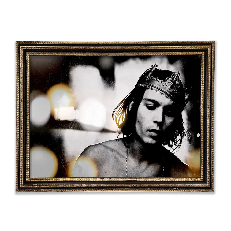 Ebern Designs Johnny Depp Crown - Single Picture Frame Art Prints ...