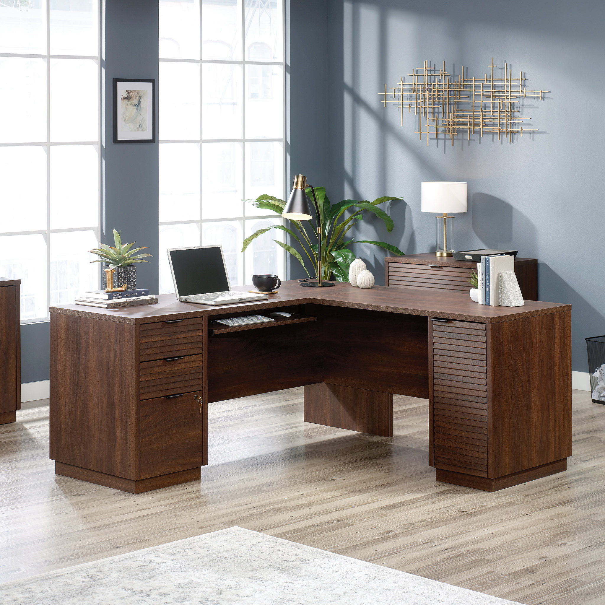 Loon Peak Bettye L-Shape Executive Desk & Reviews - Wayfair Canada