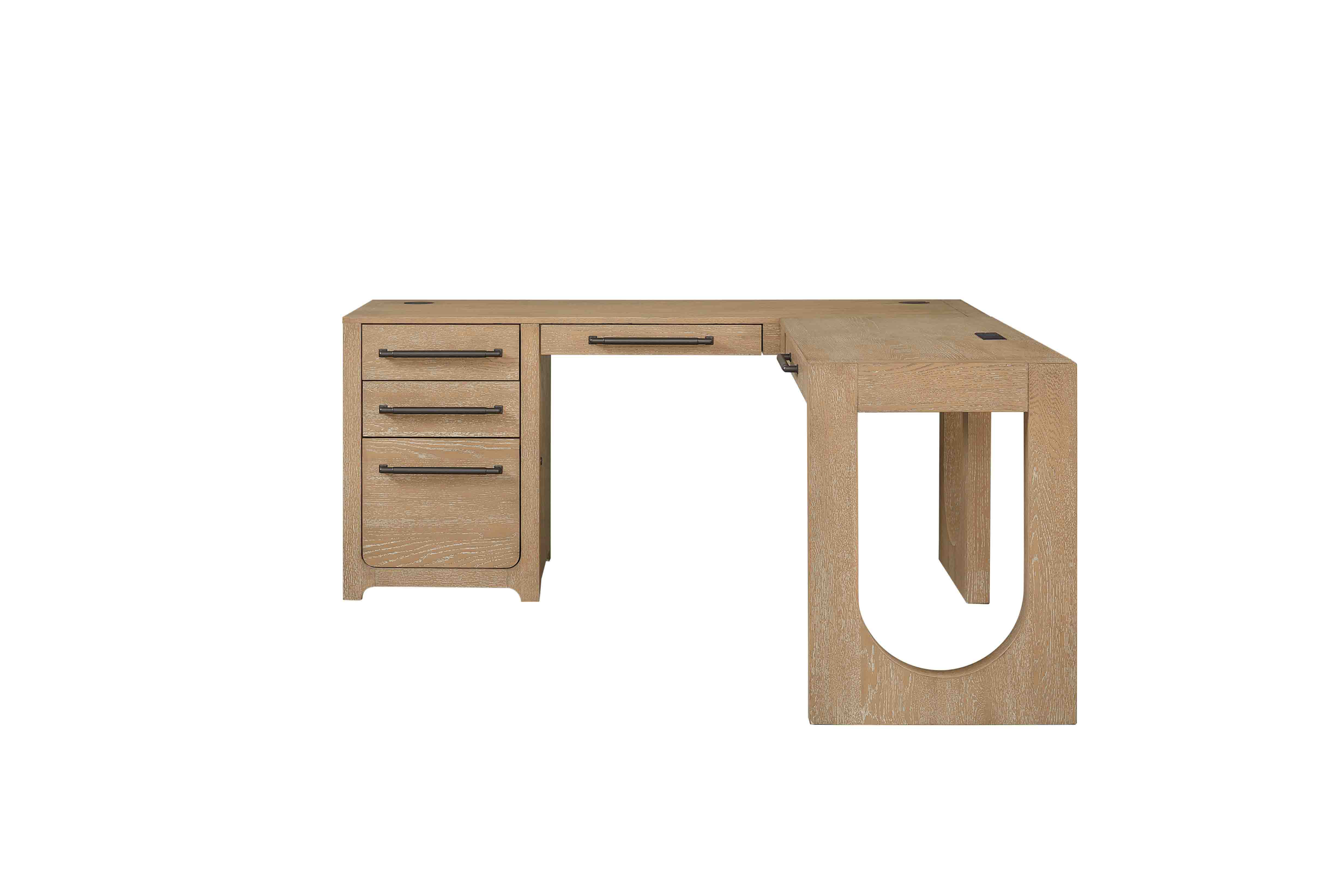 Birch Lane™ Fitzgerald L-Shaped Writing Desk | Wayfair