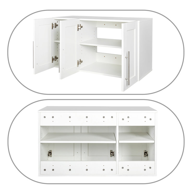 Latitude Run® Kacem Modern style multi-functional storage cabinet with ...