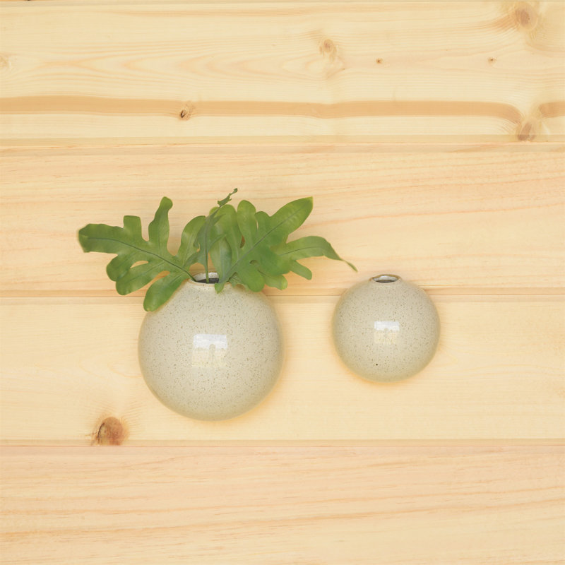 Dakota Fields Buscher Ceramic Wall Vase | Wayfair