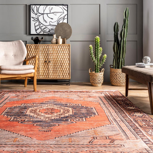 Wayfair | 8' x 10' Orange Area Rugs You'll Love in 2023