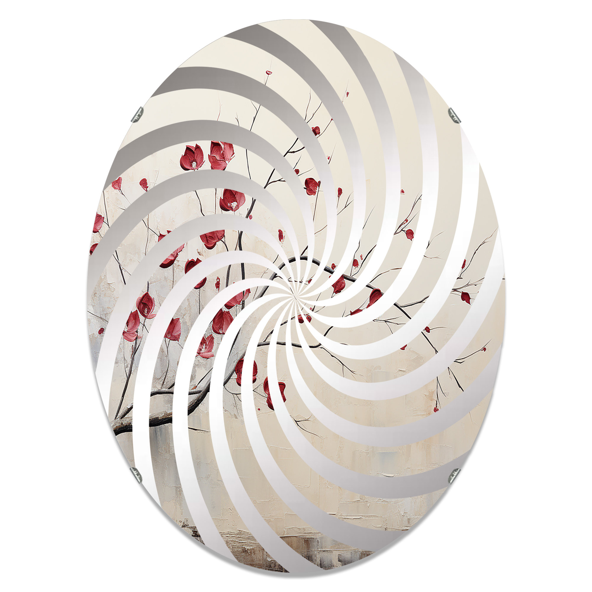 East Urban Home Minimalist Garnet Grace Leafy Dreamscape - Vortex ...