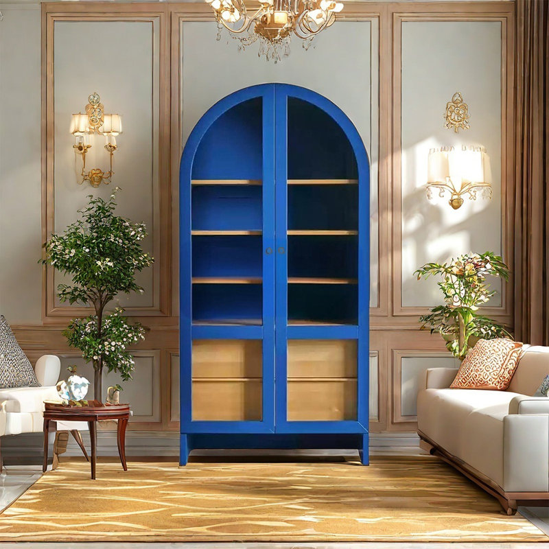 Parttlion European style arched bookcase | Wayfair