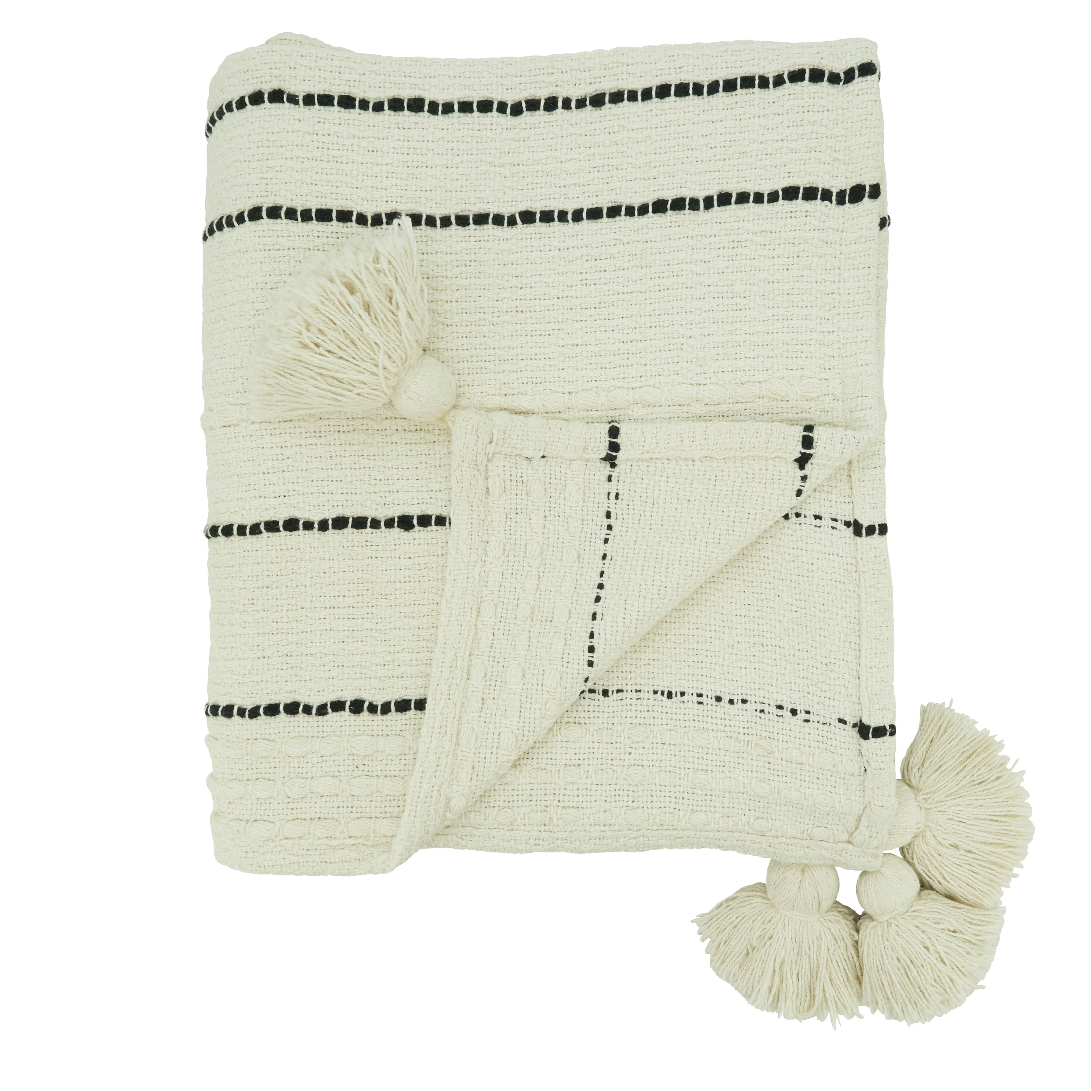 Saro 100% Cotton Throw | Wayfair