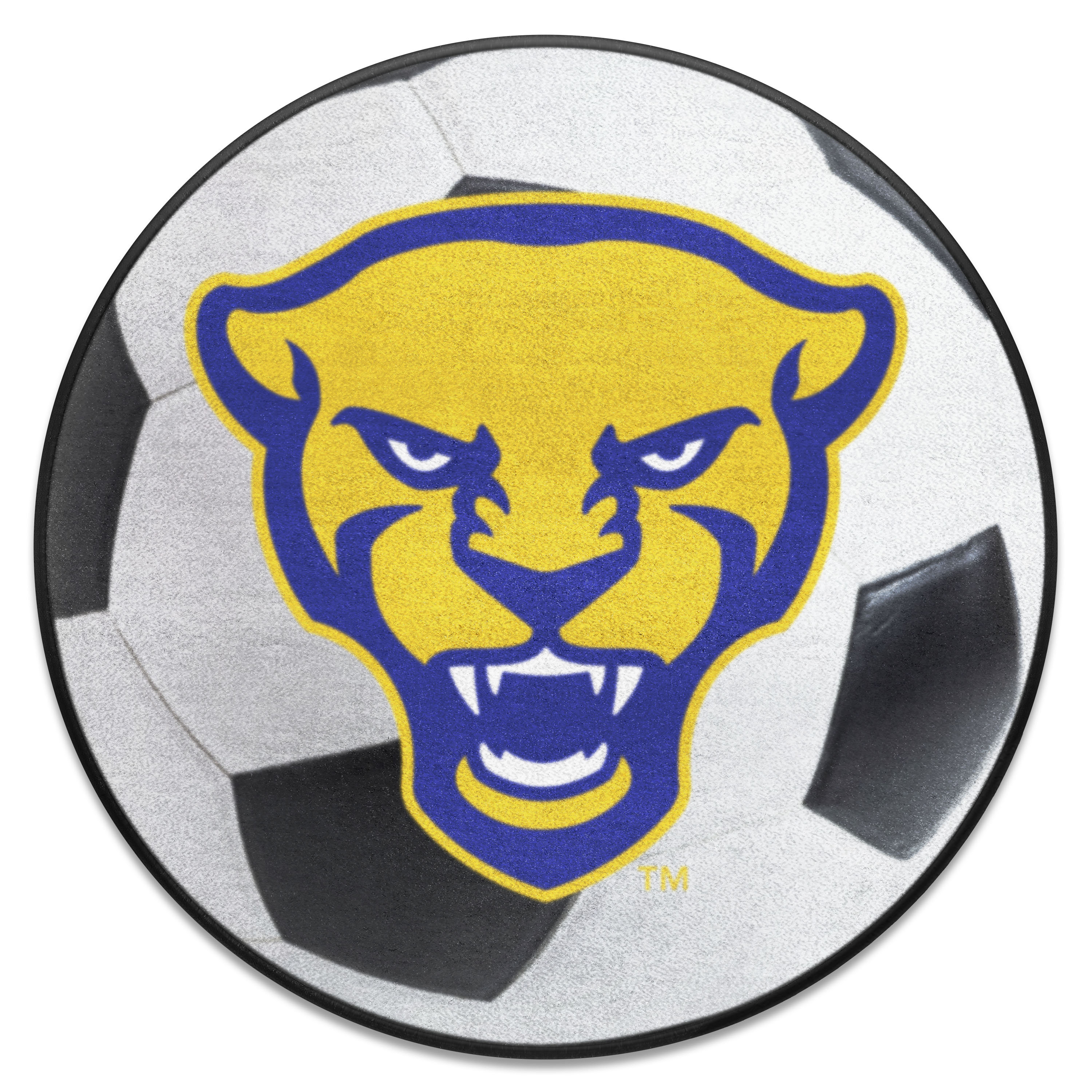 FANMATS Pitt_Pitt Panthers Soccer Ball Rug, Panther Logo - 27In ...