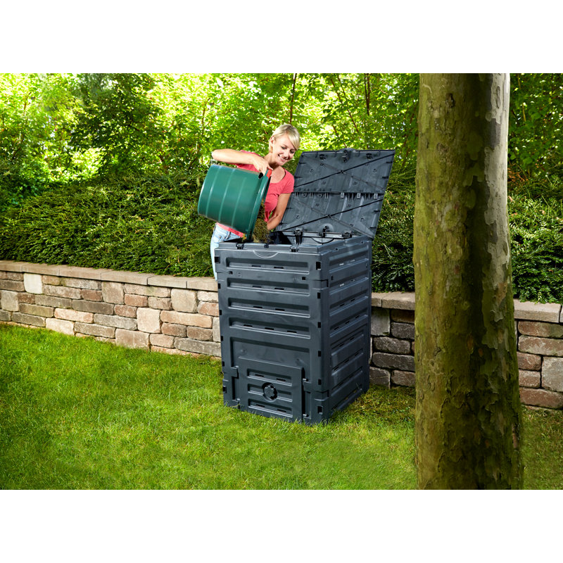 Tierra Garden Graf 79 Gallon Eco Master Composter 25.6"L x 23.6"W x 35. ...