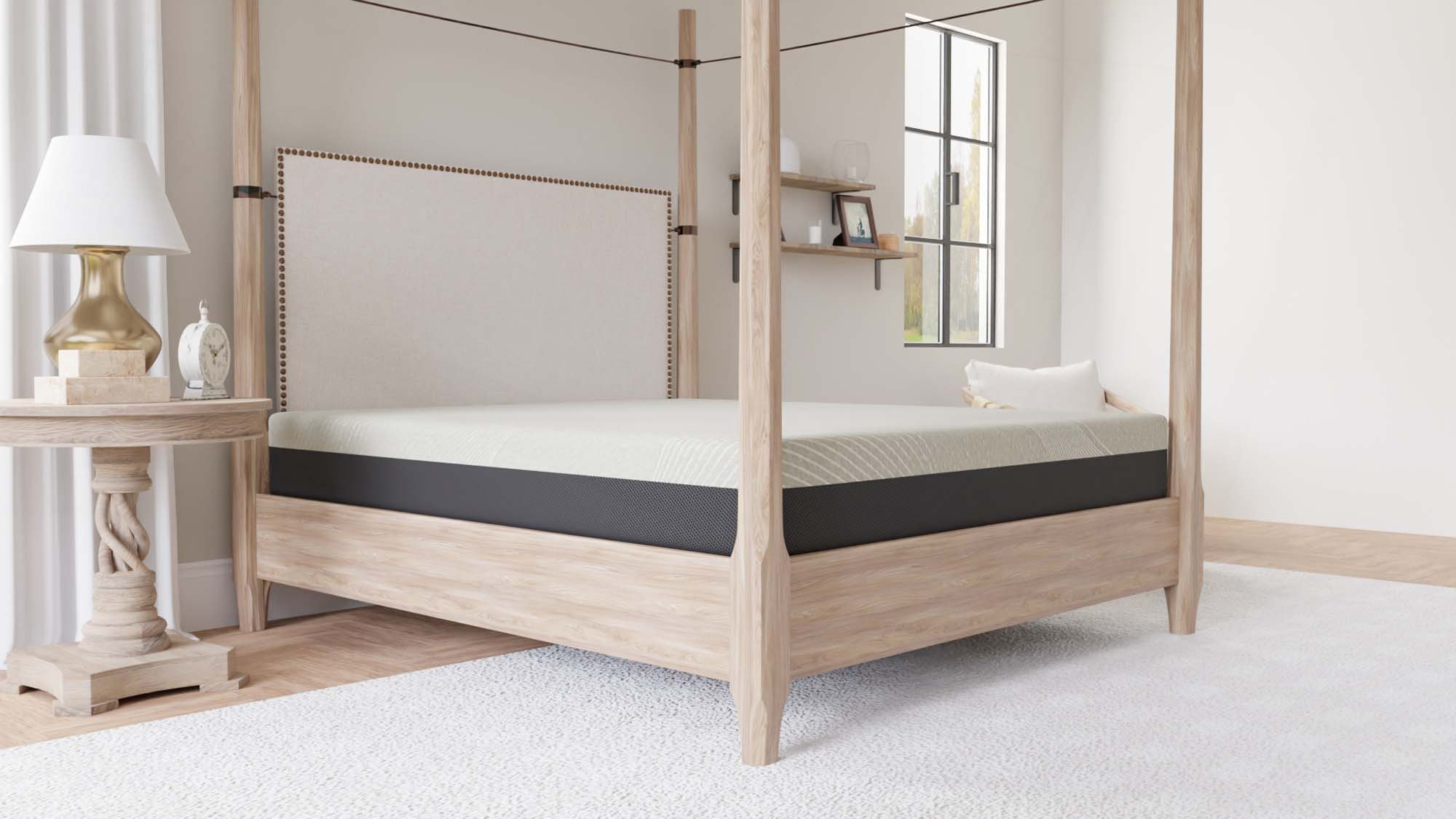 Alwyn Home Sleep Comfort Series Medium Gel Memory Foam Tight Top 10 ...