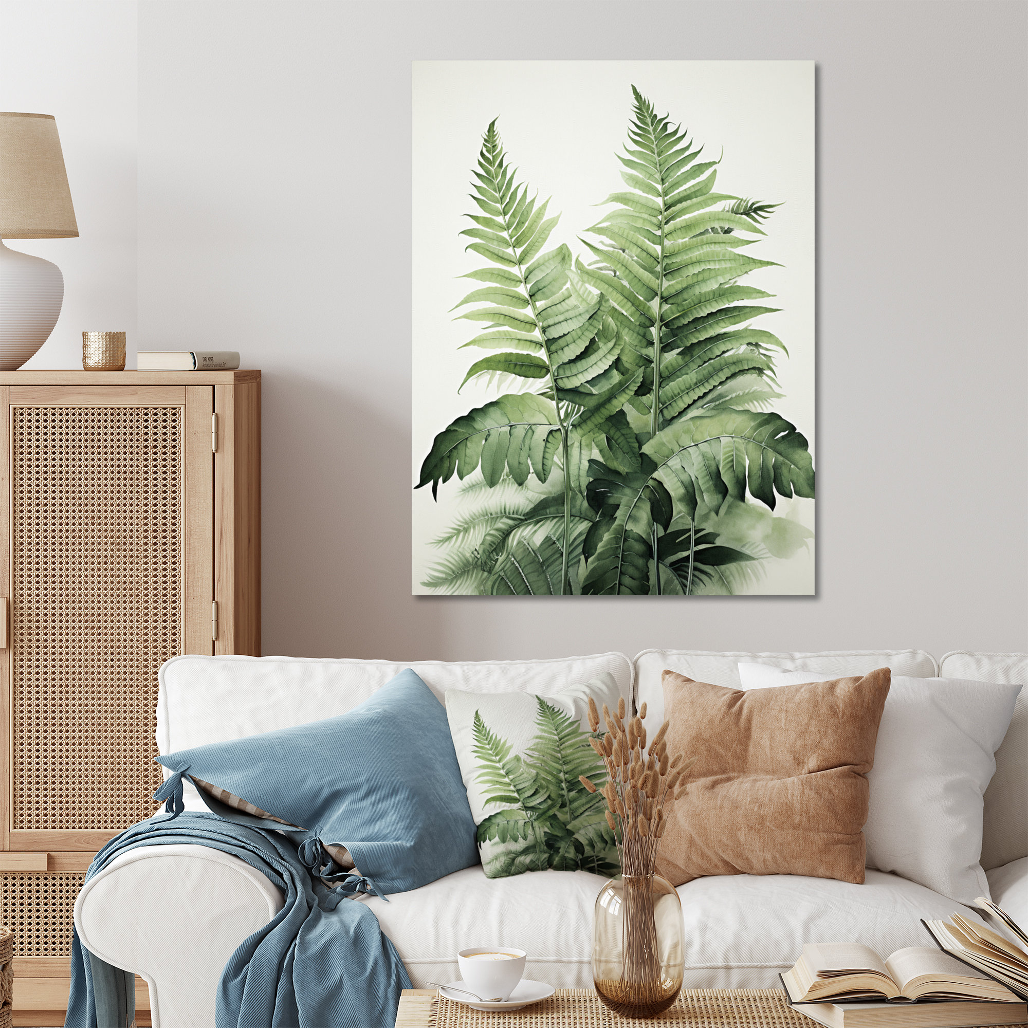 Bay Isle Home™ Minimalism Ferns Verdant Elegance II - Ferns Metal Wall ...