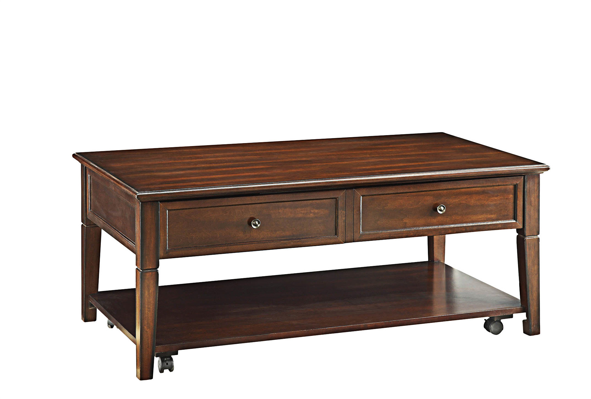 Canora Grey Malachi Walnut Finish Coffee Table W/Lift Top - Wayfair Canada