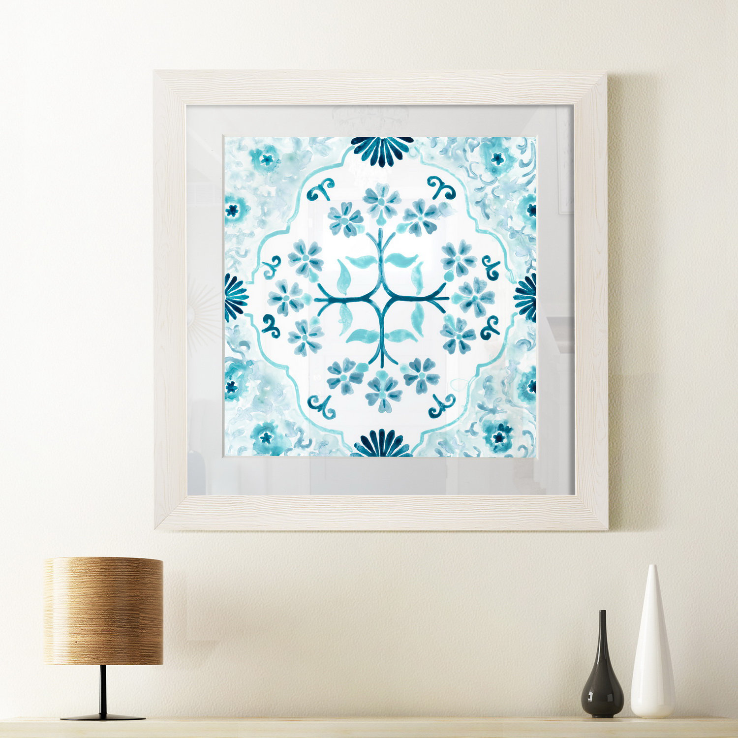 Canora Grey Gamla Stan Tile Iv - Picture Frame Painting on Paper | Wayfair