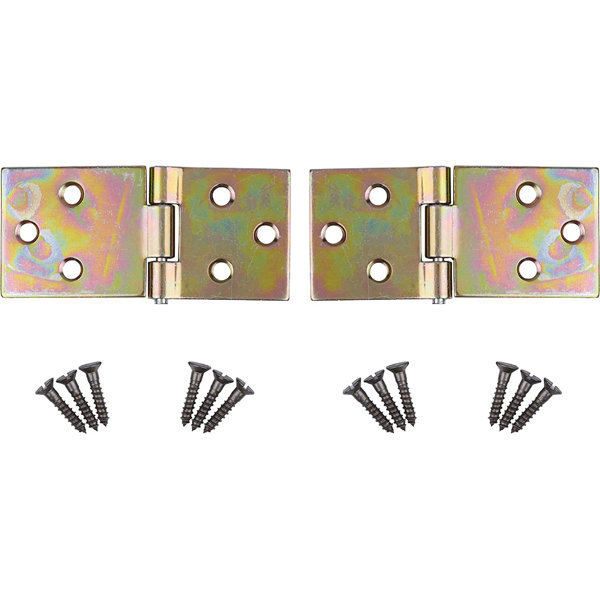 UNIQANTIQ HARDWARE SUPPLY Zinc Plated Steel Drop Leaf Table Hinge | Wayfair