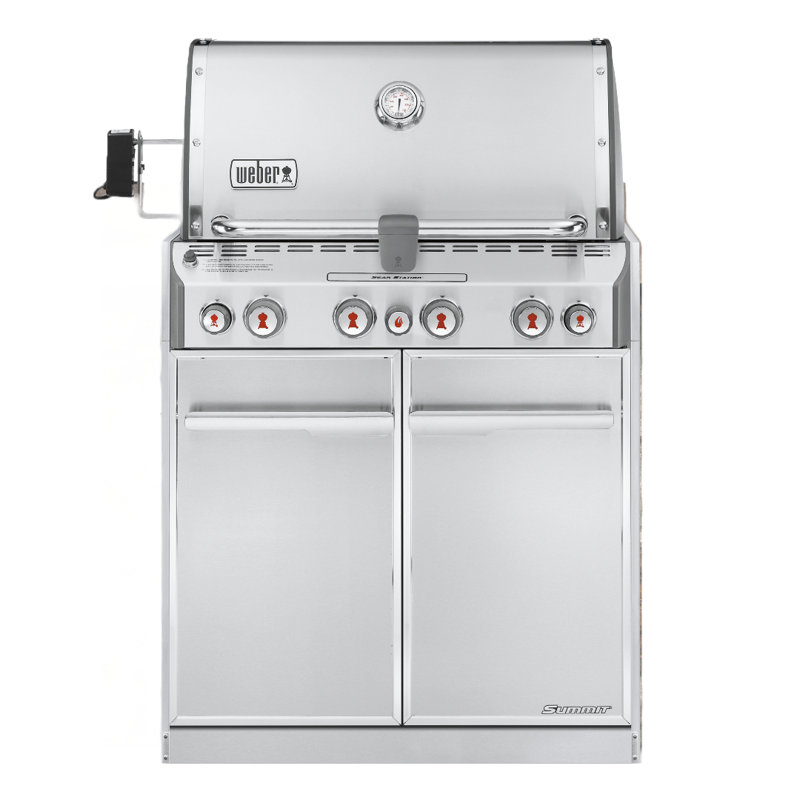 Weber Summit S-460 Liquid Propane, Stainless Steel Built-In & Reviews ...