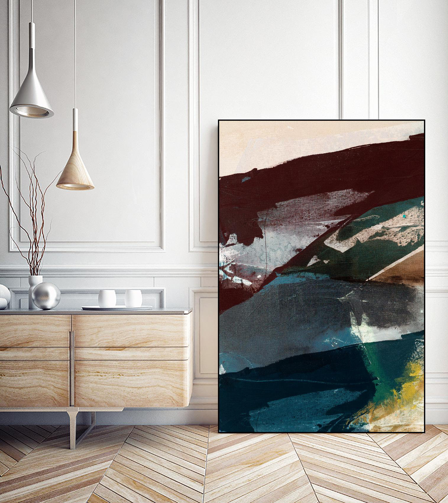 Orren Ellis " Obscure Abstract VI " by Sisa Jasper Painting Print ...