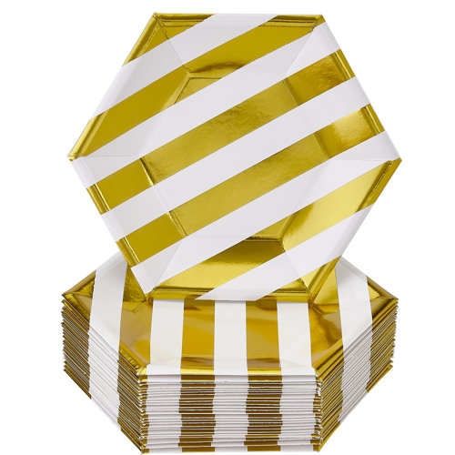 Silver Spoons Disposable Paper Appetizer Plate | Wayfair