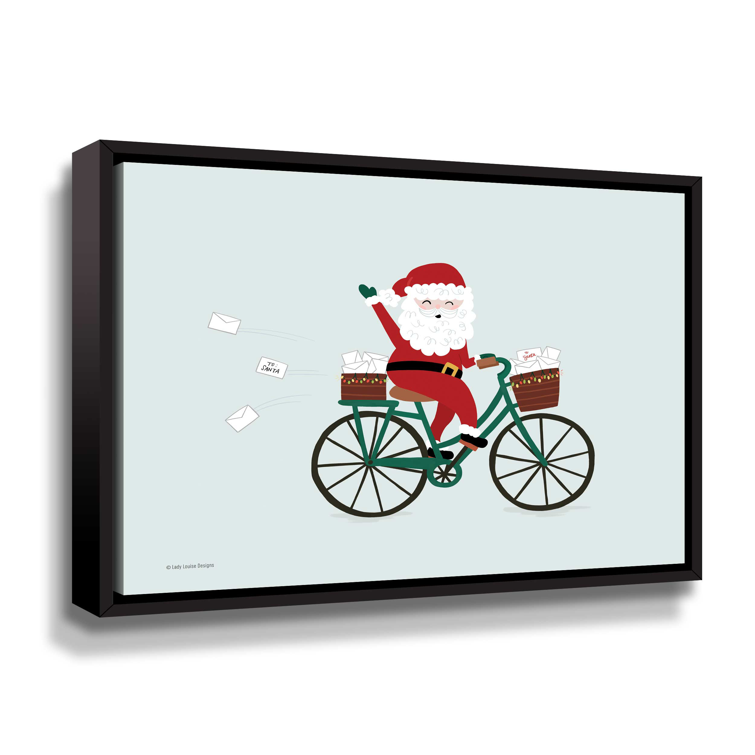 The Holiday Aisle® Santa Bike " Santa Bike " | Wayfair