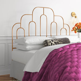Gold Metal Headboards You'll Love | Wayfair