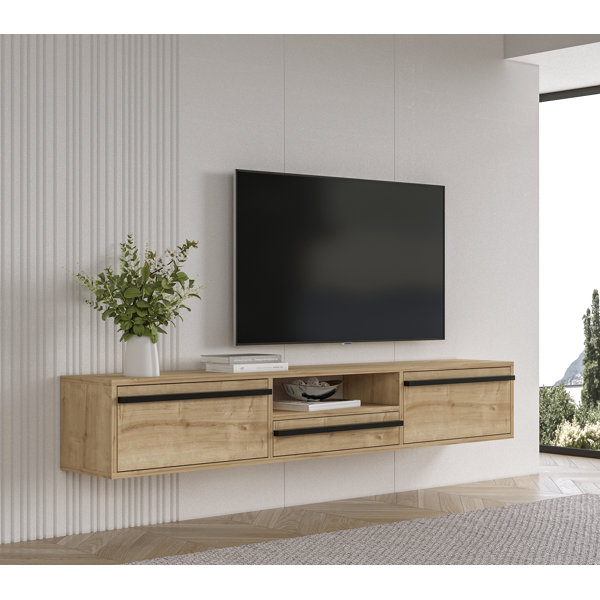 Wrought Studio™ Hawana 71" Modern and Minimalist Wall Mounted Floating ...