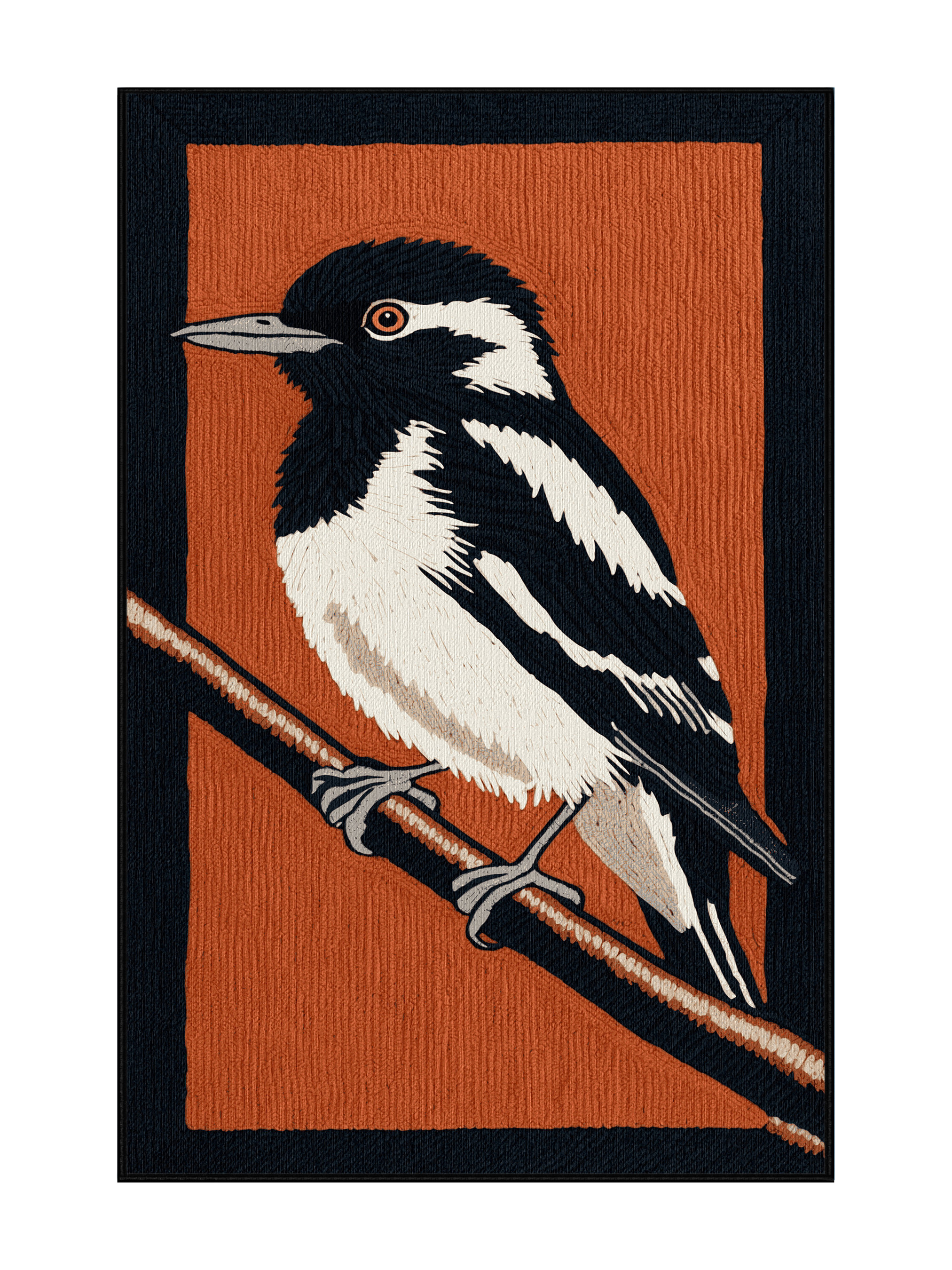 One Allium Way® Washable Social Flycatcher Birds Area Rug | Wayfair