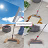 True & Tidy True Clean Mop & Bucket System with Silicone Floor Sweeper ...