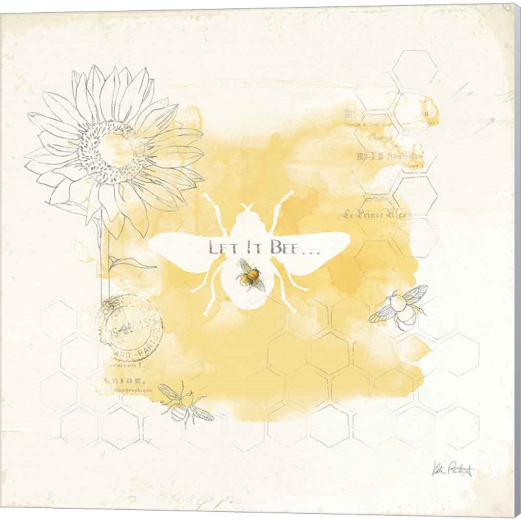 Rosalind Wheeler Bee And Bee Honeycomb By Katie Pertiet, Canvas Art ...