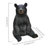 Hi-Line Gift Ltd. Onyx Guardian: Majestic Black Polyresin Sitting Bear ...