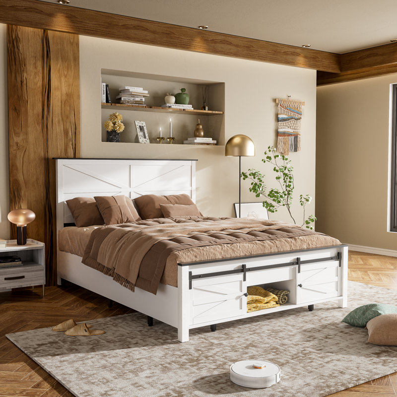 Ivy Bronx Louay Slat Storage Bed | Wayfair