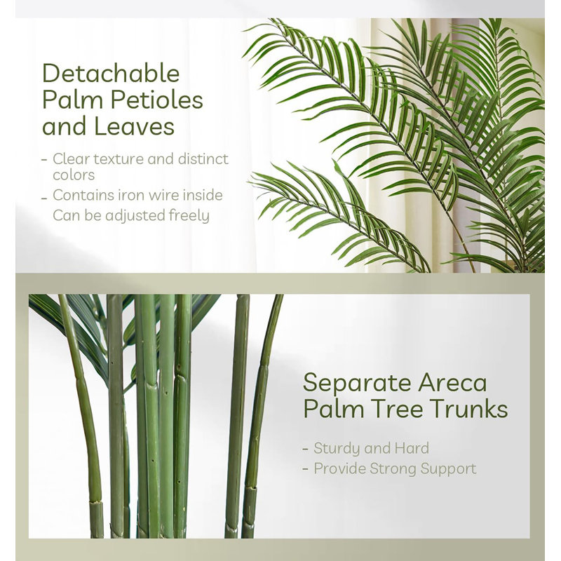 Primrue Artificial Palm Tree Indoor | Wayfair