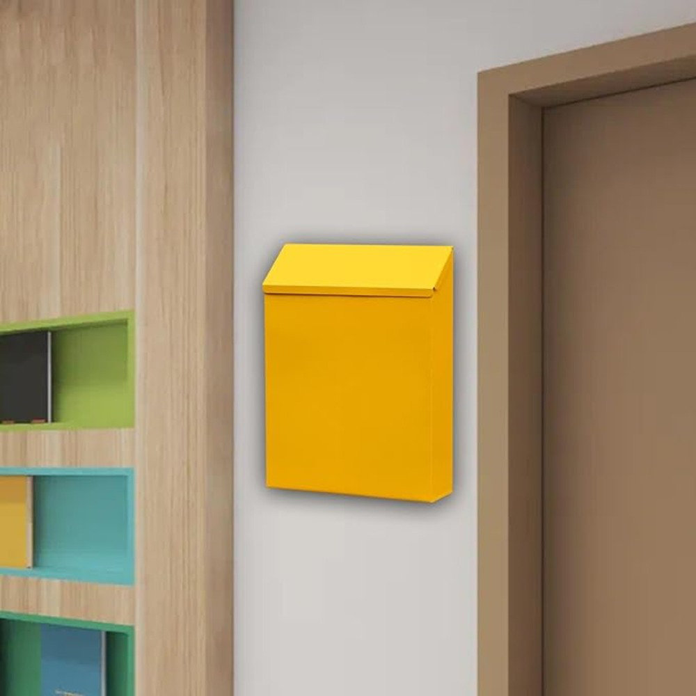 Invenitiah Wall Mounted Mailbox Drop Box With Lock Wall Hanging Mail ...