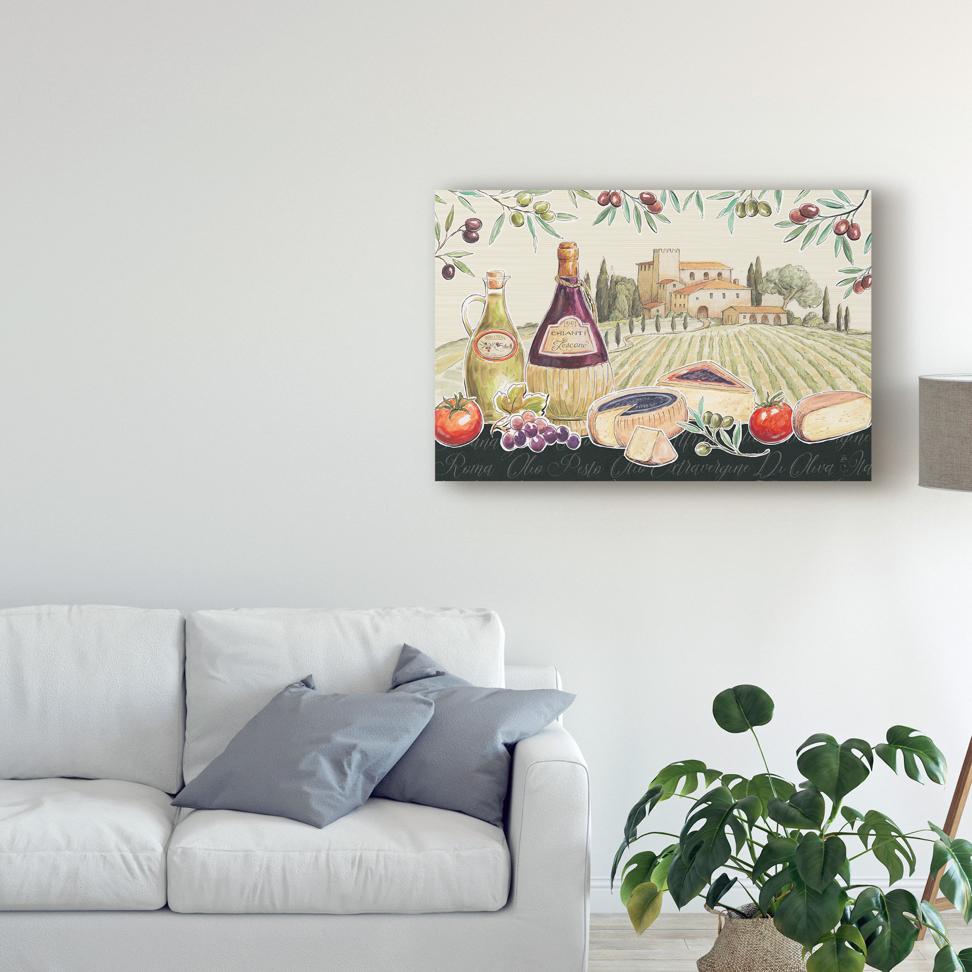 Fleur De Lis Living 'Tuscan Flavor I' - Wrapped Canvas Graphic Art ...