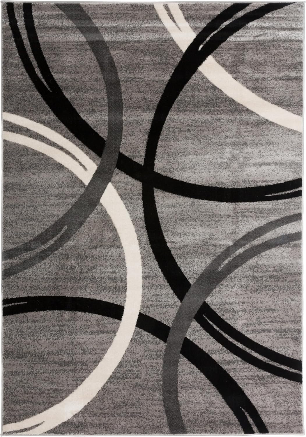 Brayden Studio® Wave Shaped Circular Design Carpet | Wayfair