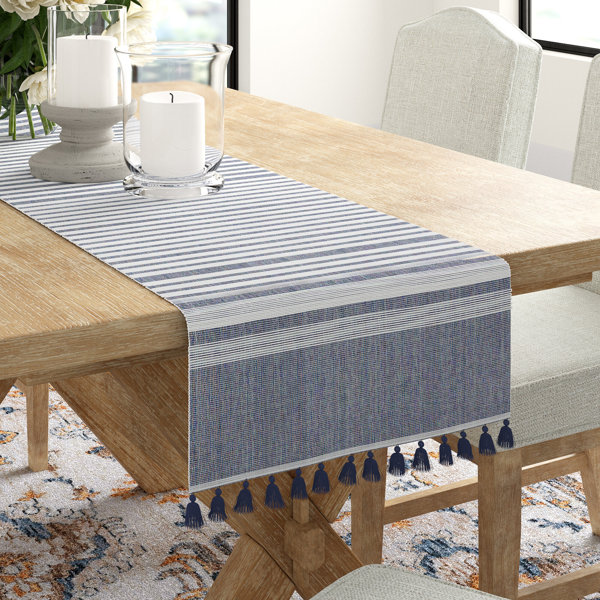 Three Posts™ Penkridge Tasseled Table Runner & Reviews | Wayfair