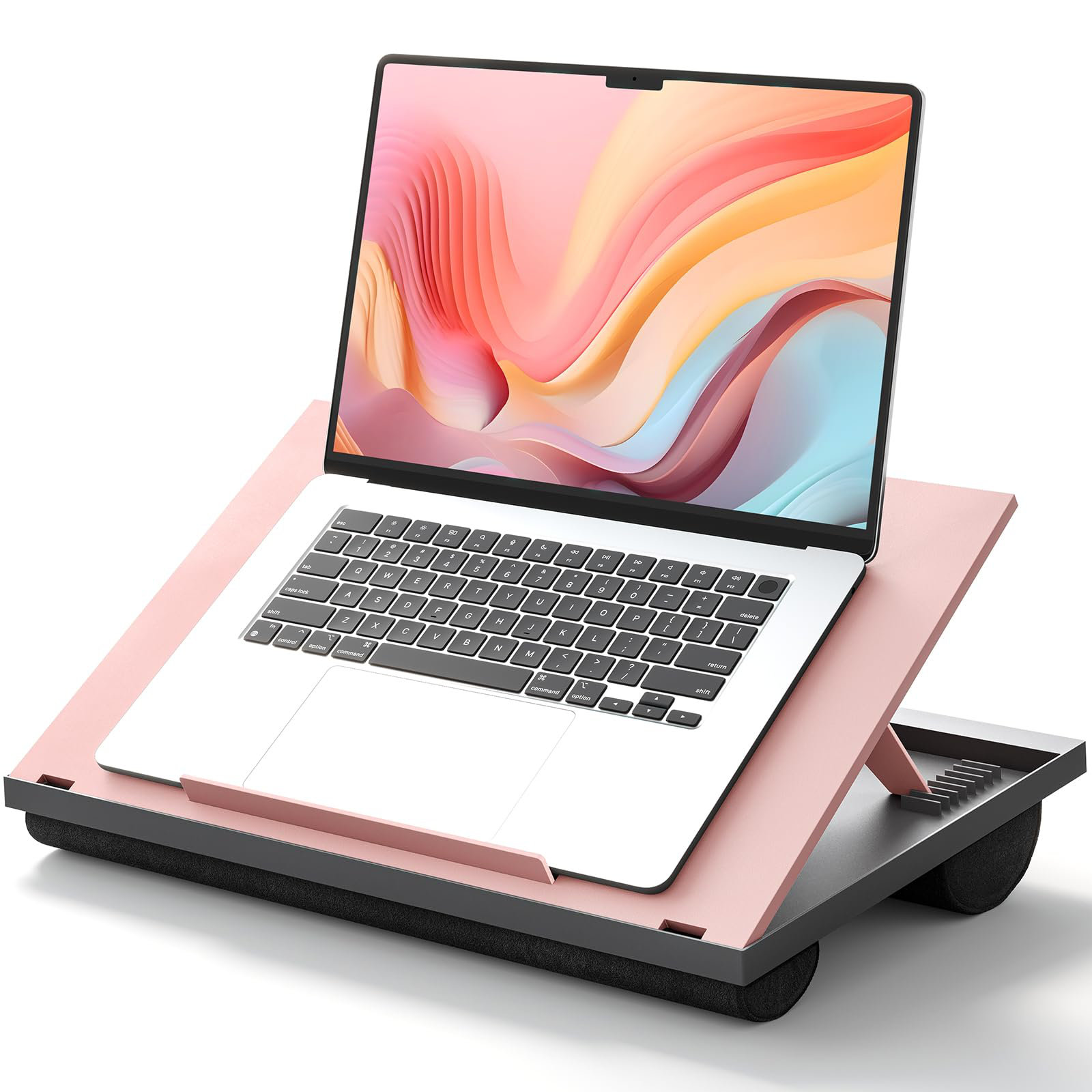 Latitude Run® Adjustable Lap Desk - With 8 Adjustable Angles & Dual ...