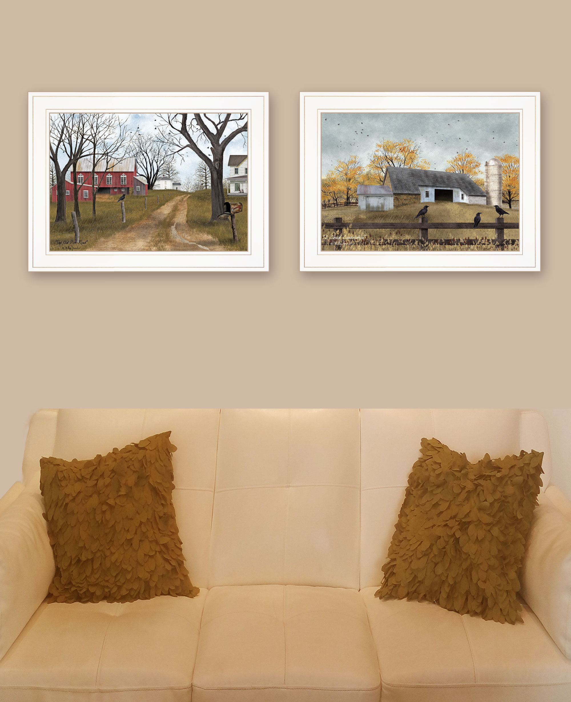 Rosalind Wheeler "Country Roads Collection" 2-Piece Vignette By Billy ...