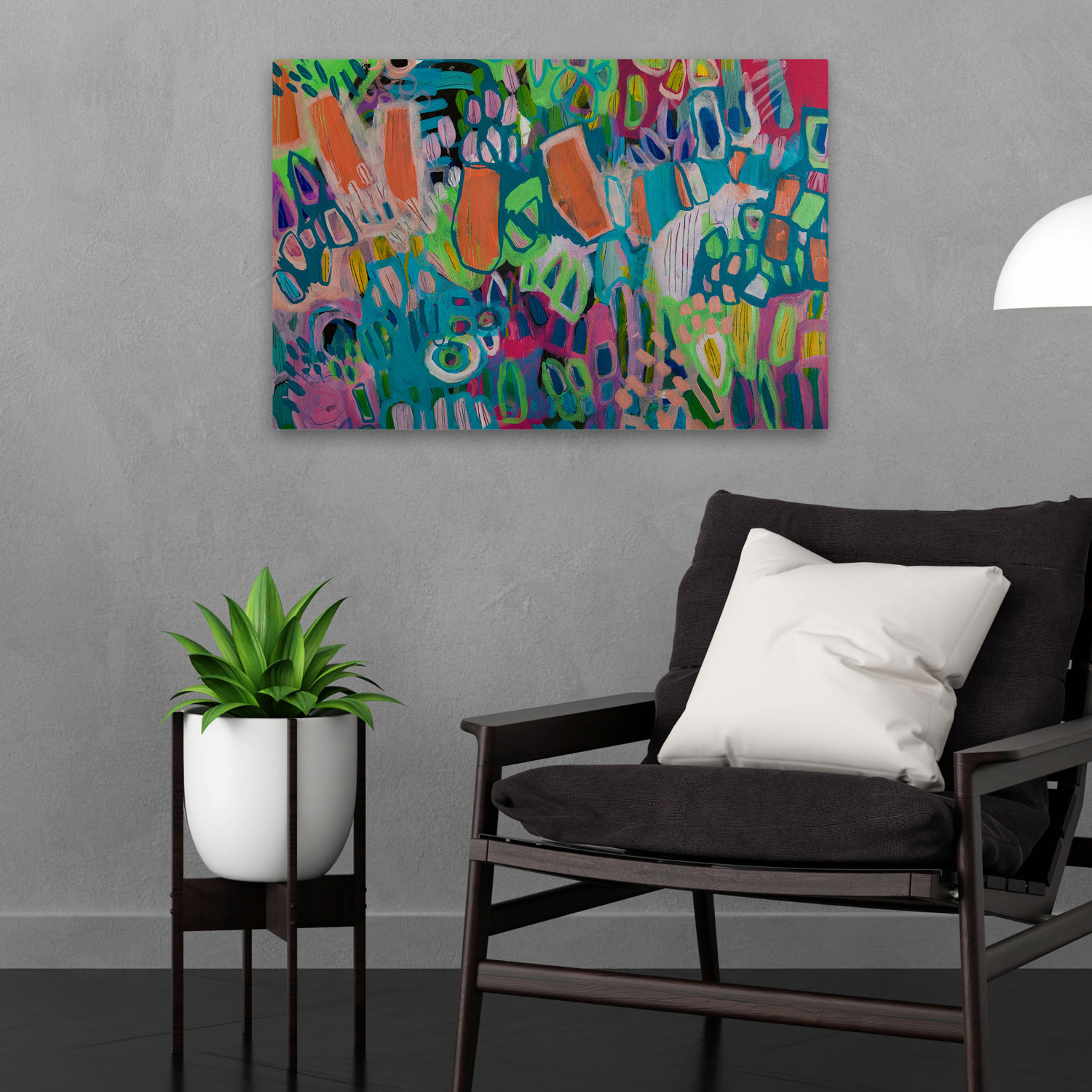 Dakota Fields Crazy Abstract Gardens No. 2 - Abstracts Contemporary ...