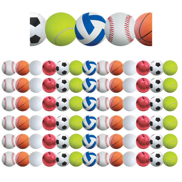Hygloss Products Inc Sports Balls Border | Wayfair