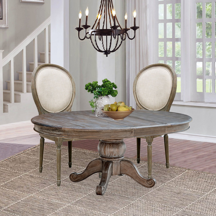 One Allium Way® Scanlan Extendable Oval Dining Table | Wayfair