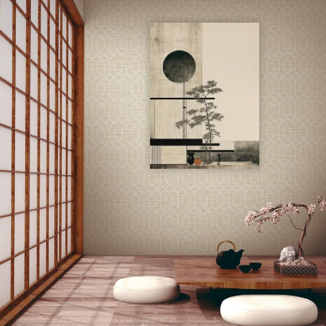 Ophelia & Co. Mid Century Vintage Modern Japanese Theme, Unframed Wall ...