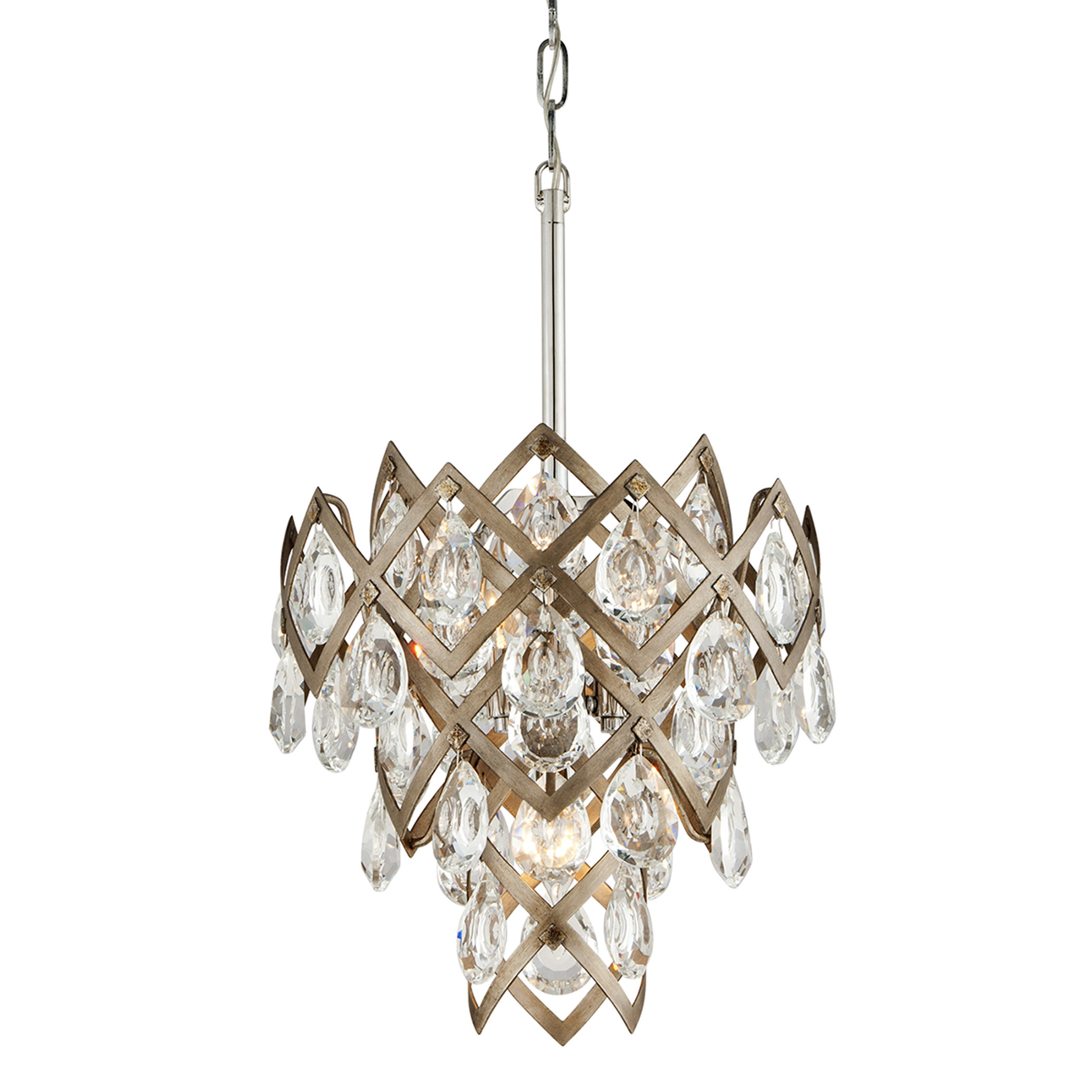 Corbett Lighting Tiara 3 - Light Unique / Statement Tiered Chandelier ...
