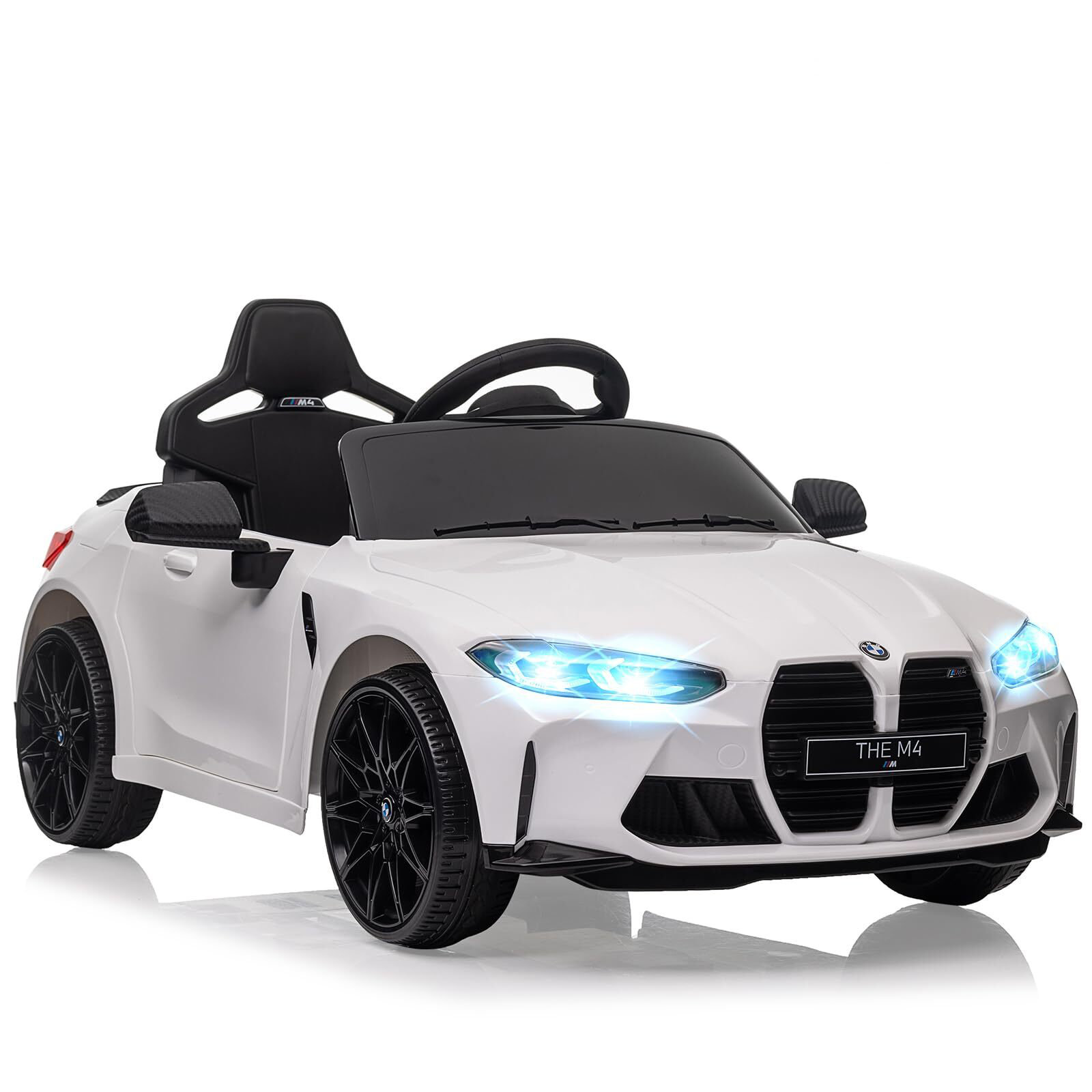 Hetoy 12V Ride On Toy Car For Kids With Remote Control And LED Light ...