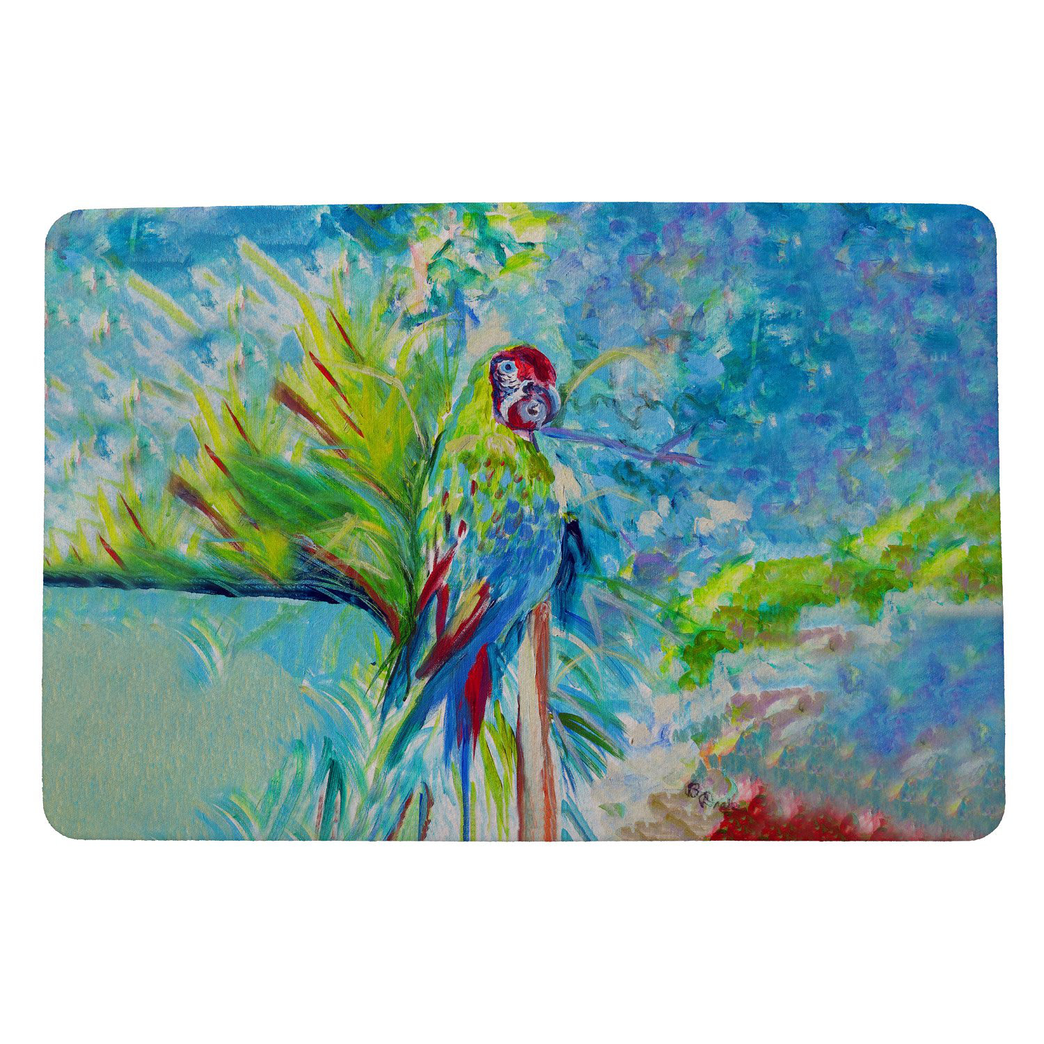 Bay Isle Home™ Green Parrot II Door Mat 18X26 - Wayfair Canada