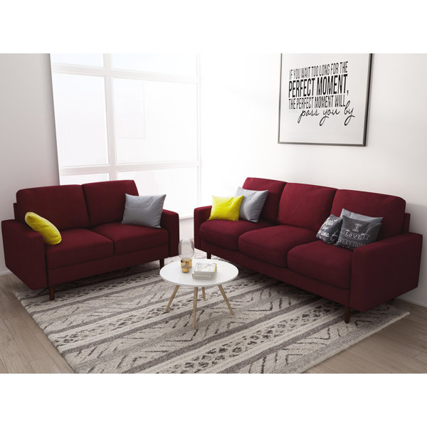 Wrought Studio Macsen 2 - Piece Living Room Set & Reviews | Wayfair